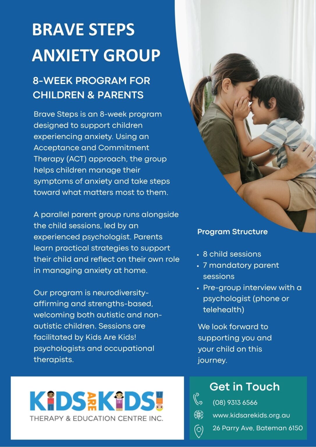 Brave Steps Anxiety Group – Kids Are Kids